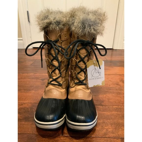 Sorel | Shoes | Sorel Tan Joan Of Arctic W Faux Fur Waterproof Snow ...